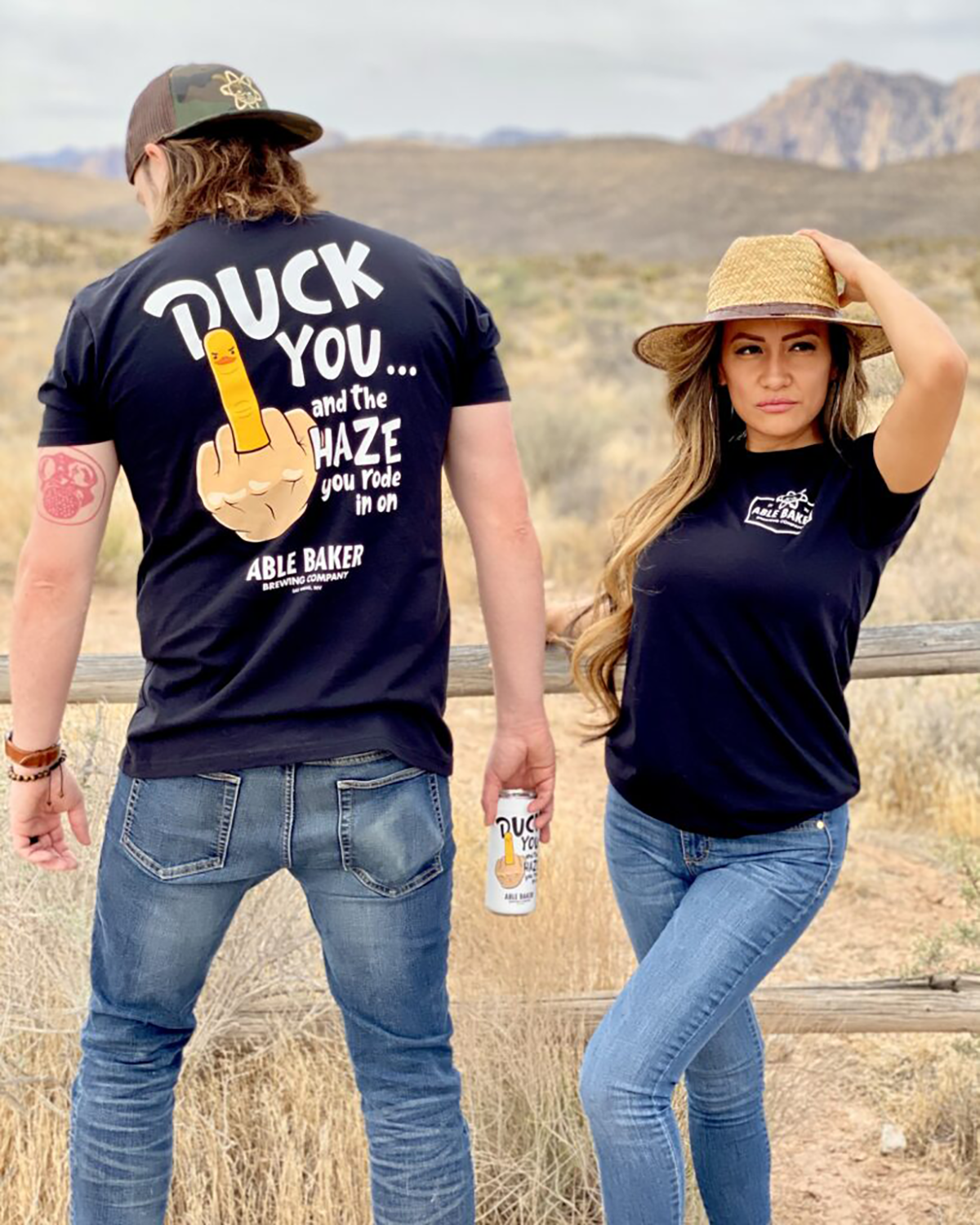 Shirt - DUCK YOU and the Haze you Rode In on... | Able Baker Brewing