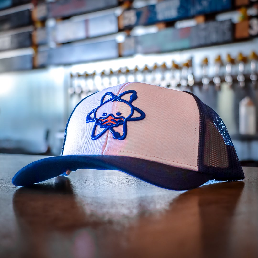 Hat - Navy and White Snap-Back - Color Logo | Able Baker Brewing